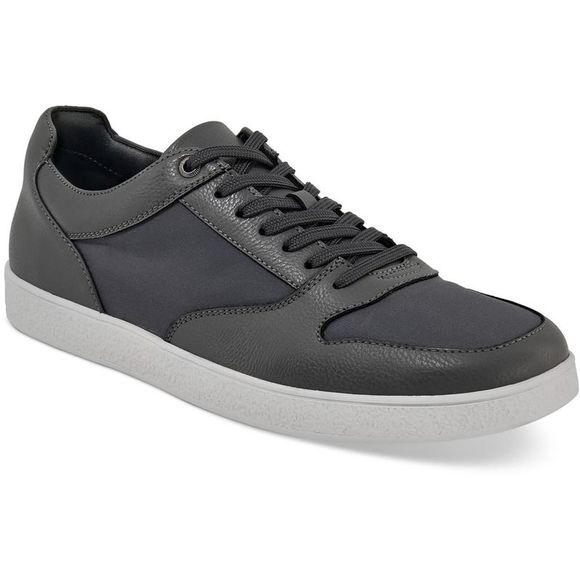 Alfani | Shoes | Alfani Mens Luke Black Faux Leather Casual And Fashion ...